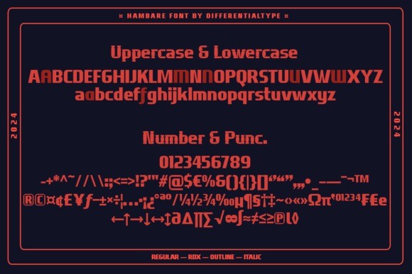 Hambare Font - Free Font
