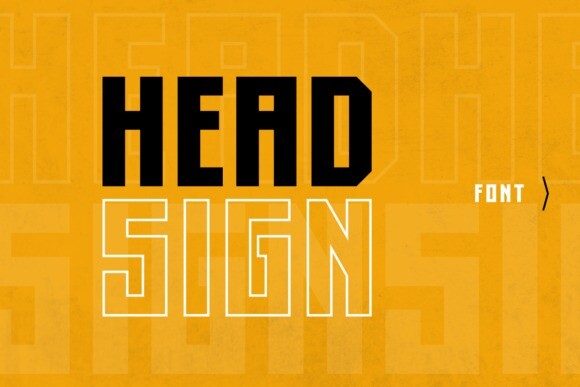 Head Sign Font - Free Font