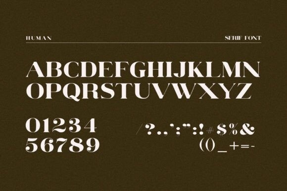 Human Elegant Serif Font - Free Font