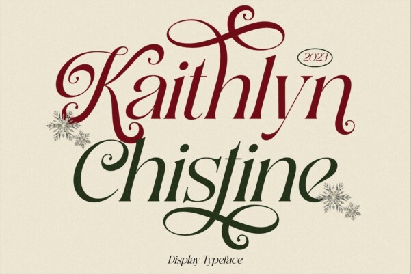 Kaithlyn Chistine Font - Free Font