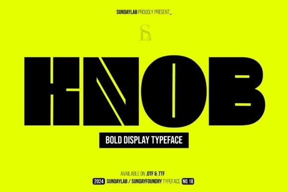 Knob Font - Free Font