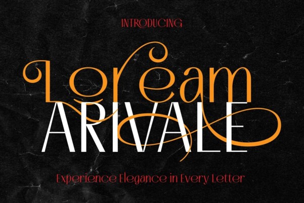 Loream Arivale Font - Free Font