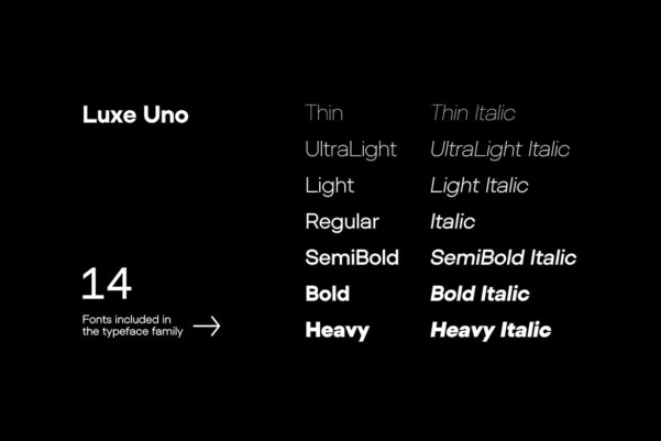 Luxe Uno Font - Free Font