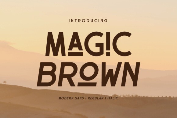 Magic Brown Sans Font - Free Font