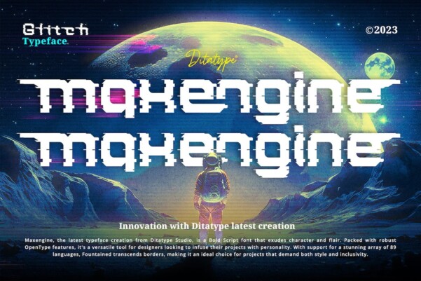 Maxengine Font - Free Font
