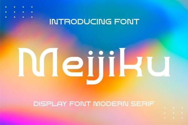 Meijiku Font - Free Font