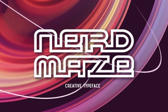 Nerd Maze Font - Free Font