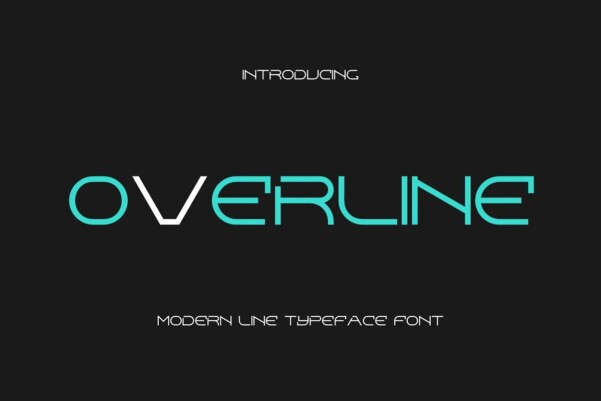 Overline Font - Free Font
