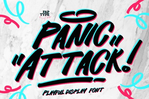 Panic Attack Font - Free Font