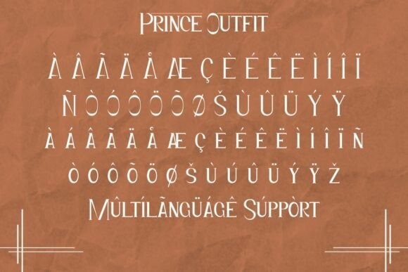 Prince Outfit Font - Free Font