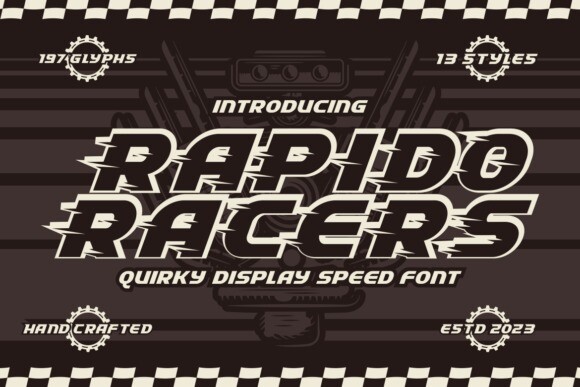 Rapido Racers Font - Free Font