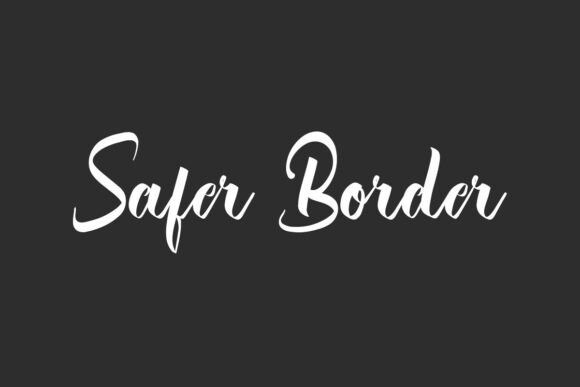 Safer Border Font - Free Font