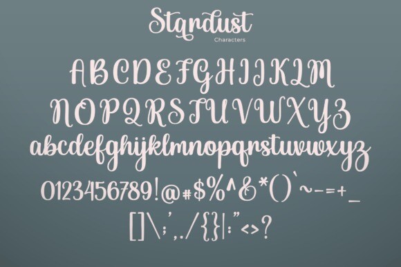 Stardust Script Font - Free Font