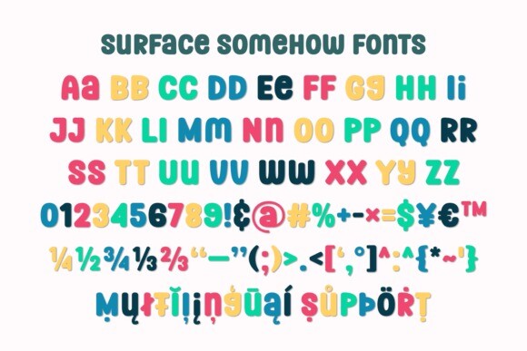 Surface Somehow Font - Free Font