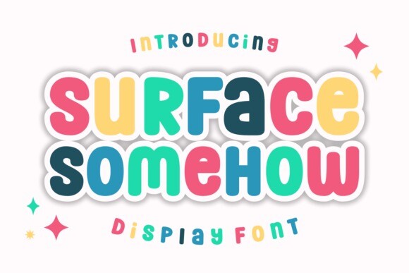 Surface Somehow Font - Free Font