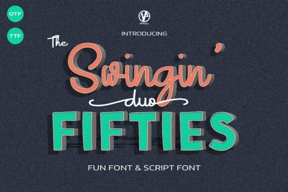Swingin Fifties Duo Font - Free Font