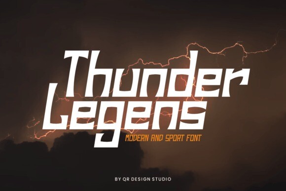 Thunder Legens Font - Free Font