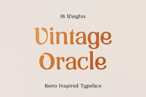 Vintage Oracle Font - Free Font
