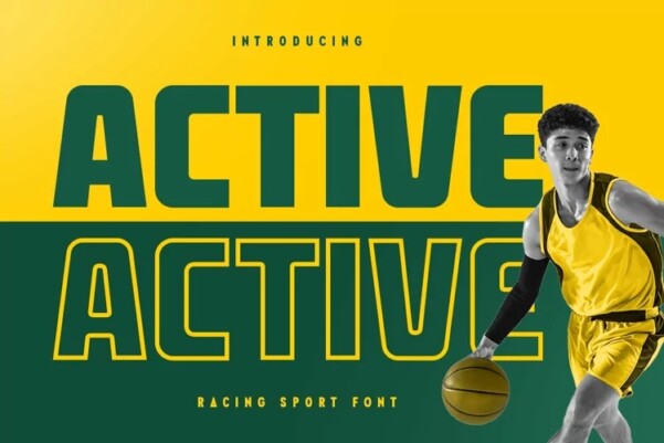 Active Sport Font - Free Font