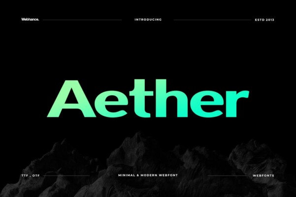 Aether Font - Free Font