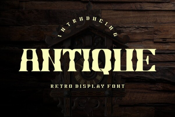 Antique Display Font - Free Font