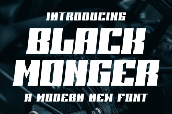Black Monger Font - Free Font