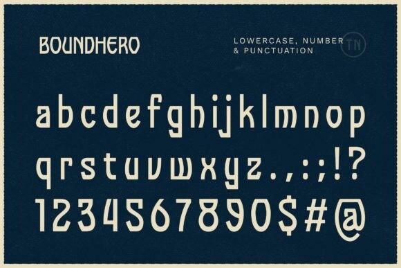 Boundhero Font - Free Font