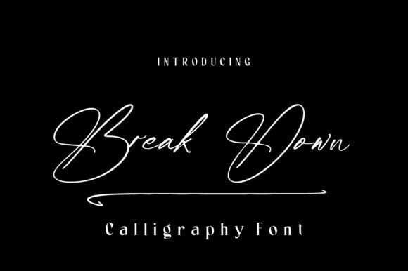 Break Down Font - Free Font