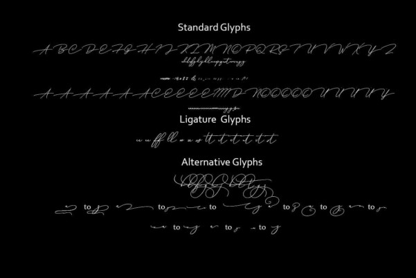 Contract Sign Font - Free Font