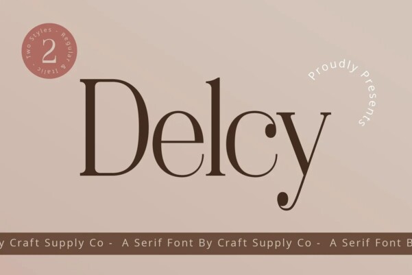 Delcy Font - Free Font