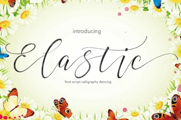 Elastic Font - Free Font