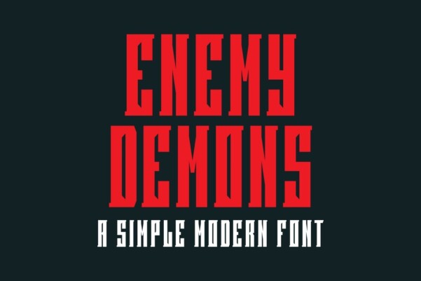 Enemy Demons Font - Free Font