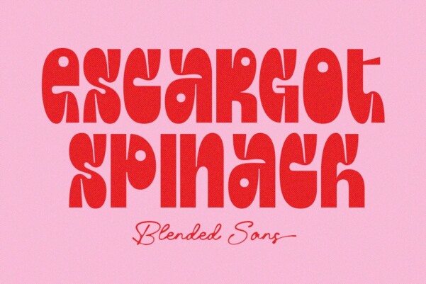Escargot Spinach Font - Free Font