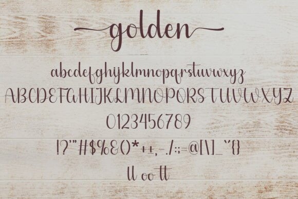 Golden Script Font - Free Font