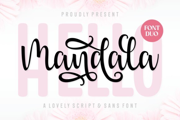 Hello Mandala Duo Font - Free Font