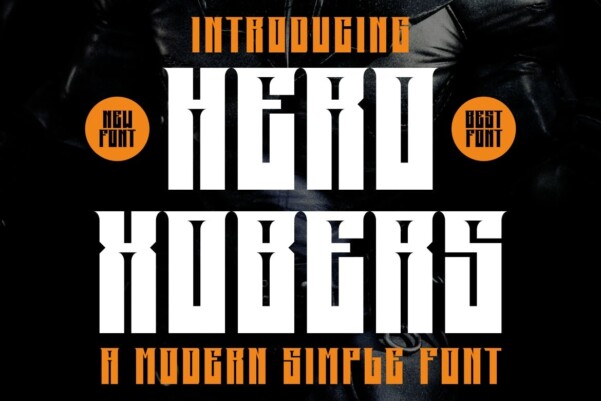 Hero Xobers Font - Free Font