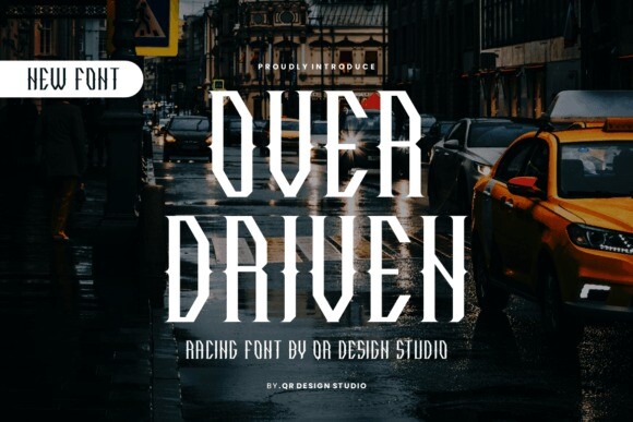 Over Driven Font - Free Font