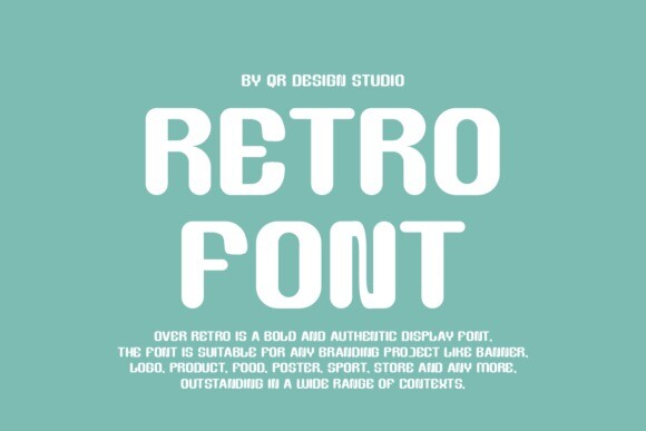 Over Retro Font - Free Font