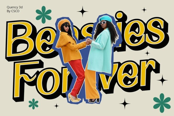 Quency 3D Font - Free Font