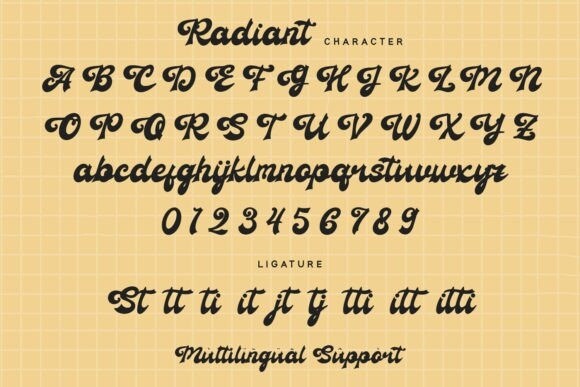 Radiant Font - Free Font