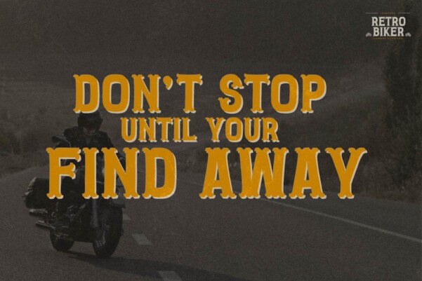 Retro Biker Font - Free Font