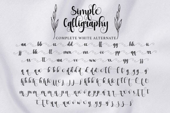 Simple Calligraphy Font - Free Font