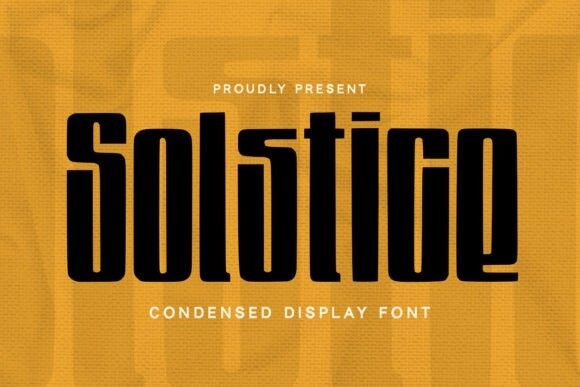 Solstice Font - Free Font