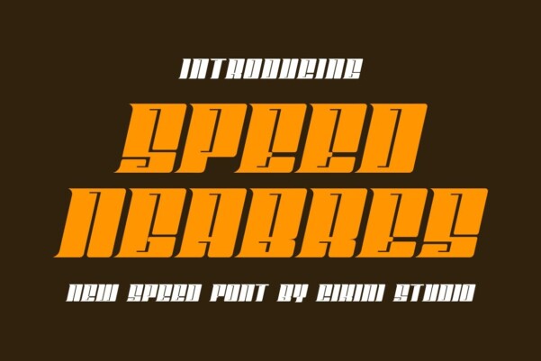 Speed Ngabres Font - Free Font