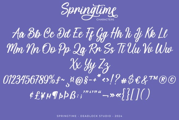 Springtime Font - Free Font