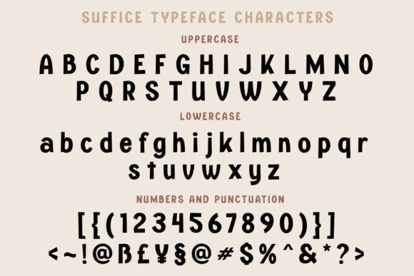 Suffice Font - Free Font