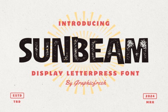 Sunbeam Font - Free Font