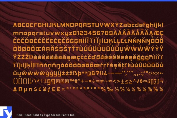 Hemi Head Font Family - Free Font