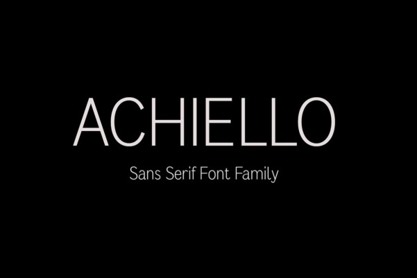 Achiello Font - Free Font