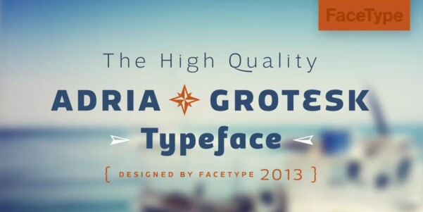 Adria Grotesk Font Family - Free Font